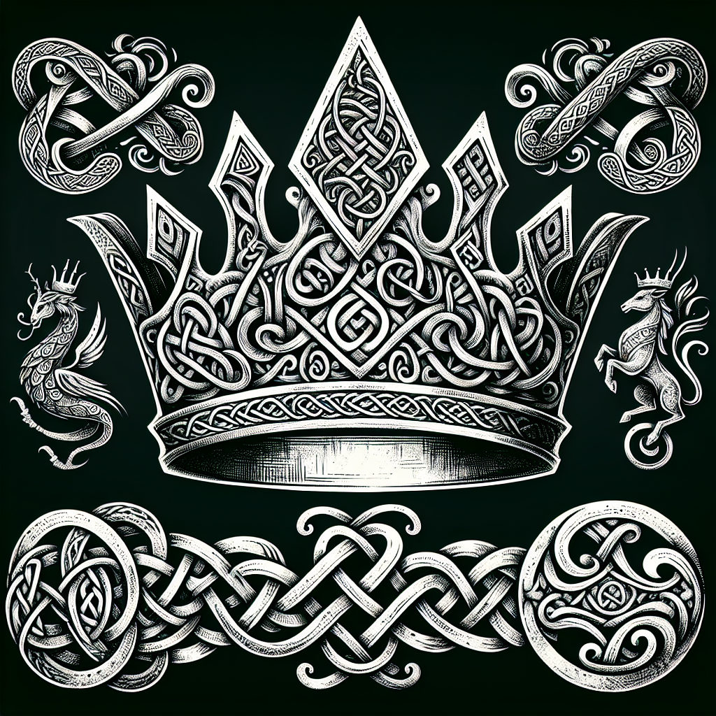 Celtic Crown Tattoo Generator