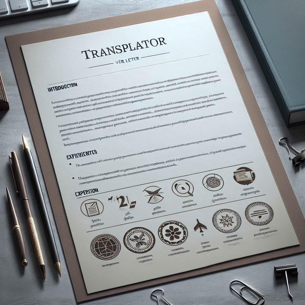 Translator Cover Letter Generator