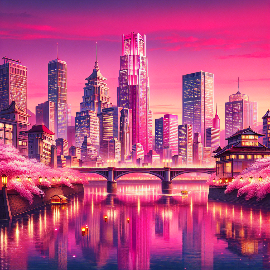 Pink City Wallpaper Generator