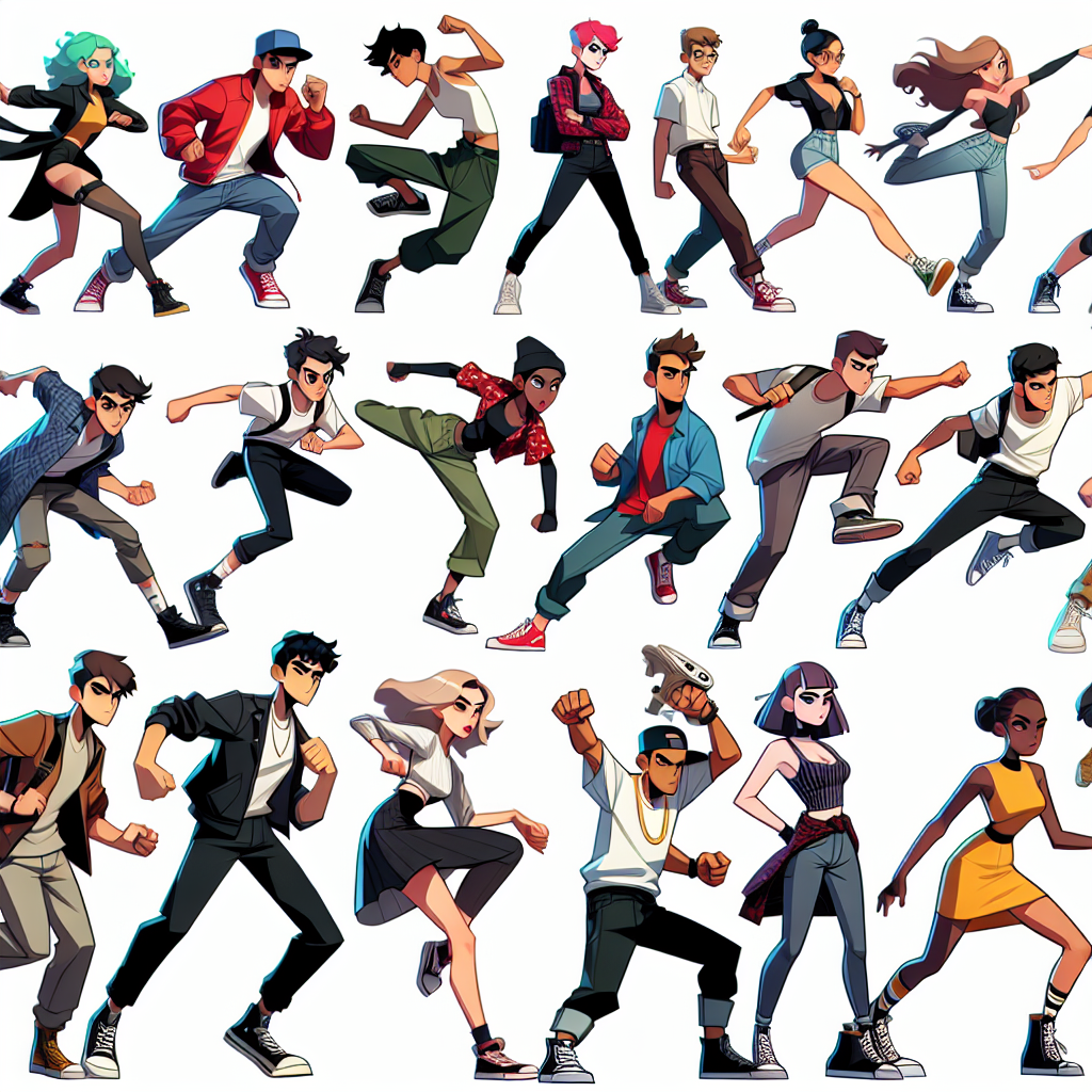 Cartoon Action Pose Generator