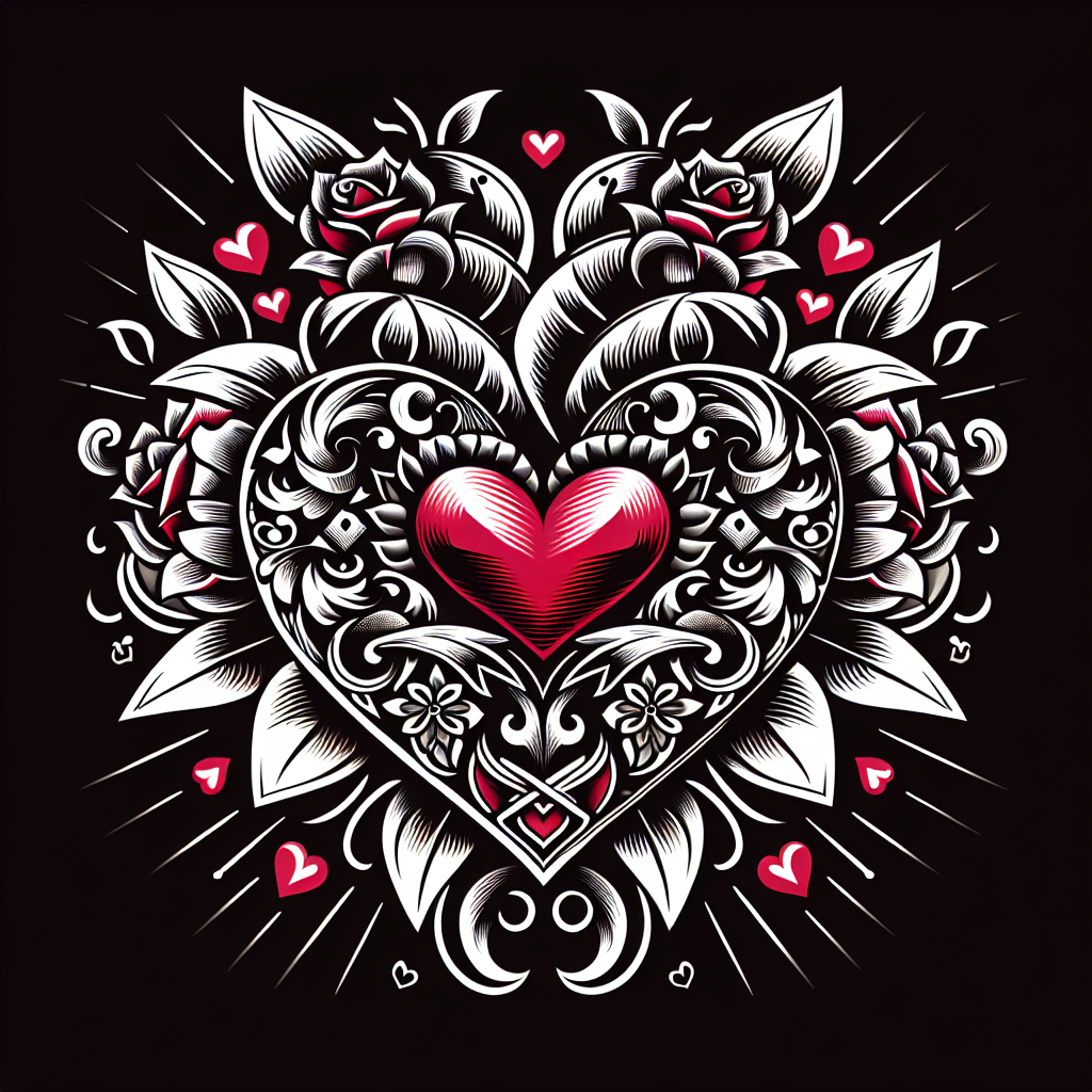 Chicano Heart Tattoo Generator