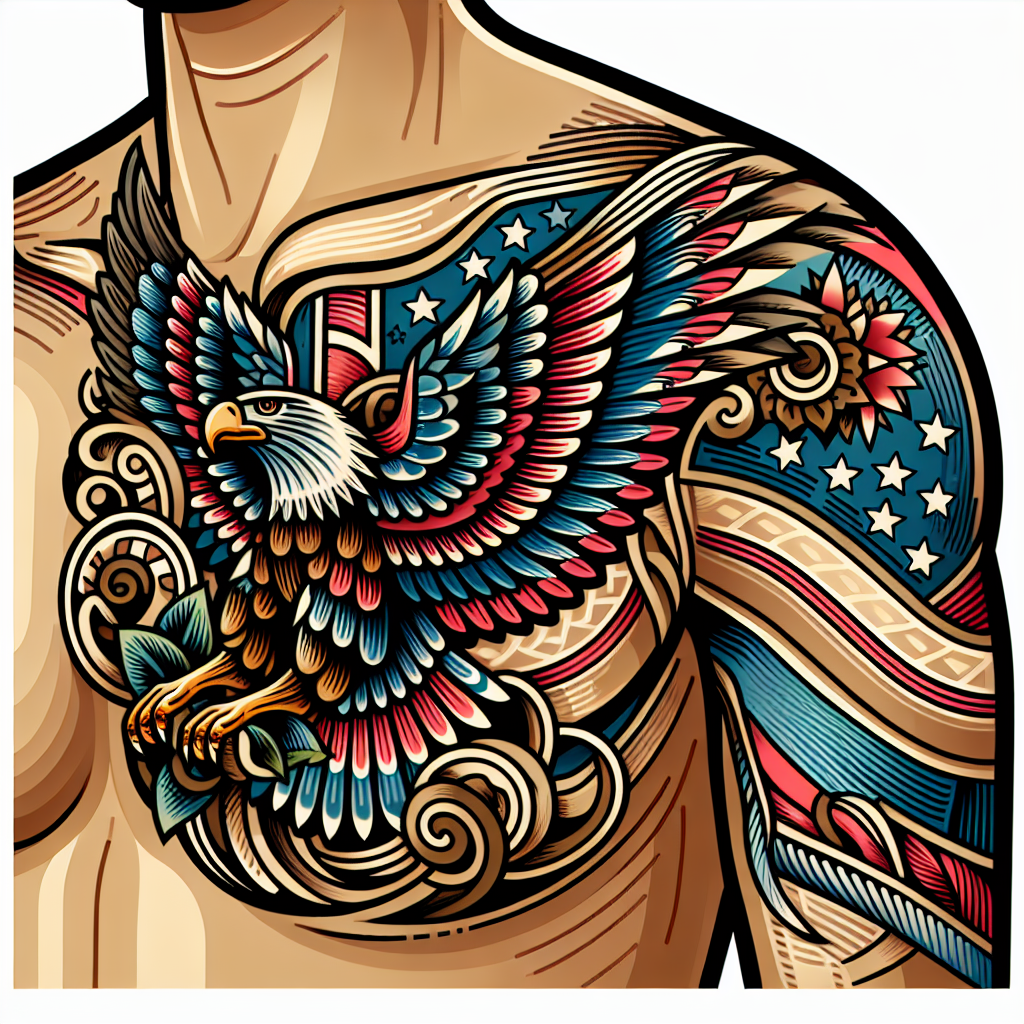 American Traditional Shoulder Tattoo Generator