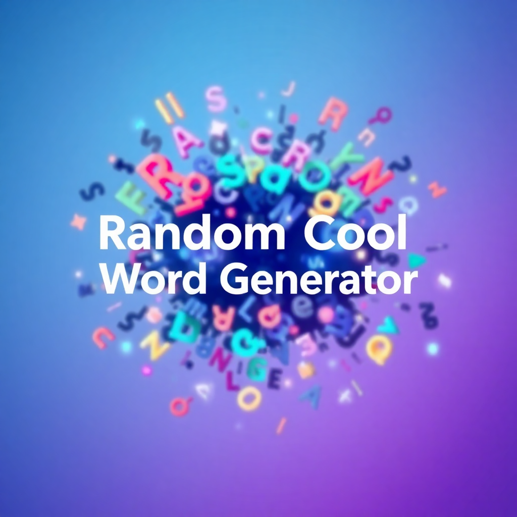 Random Cool Word Generator