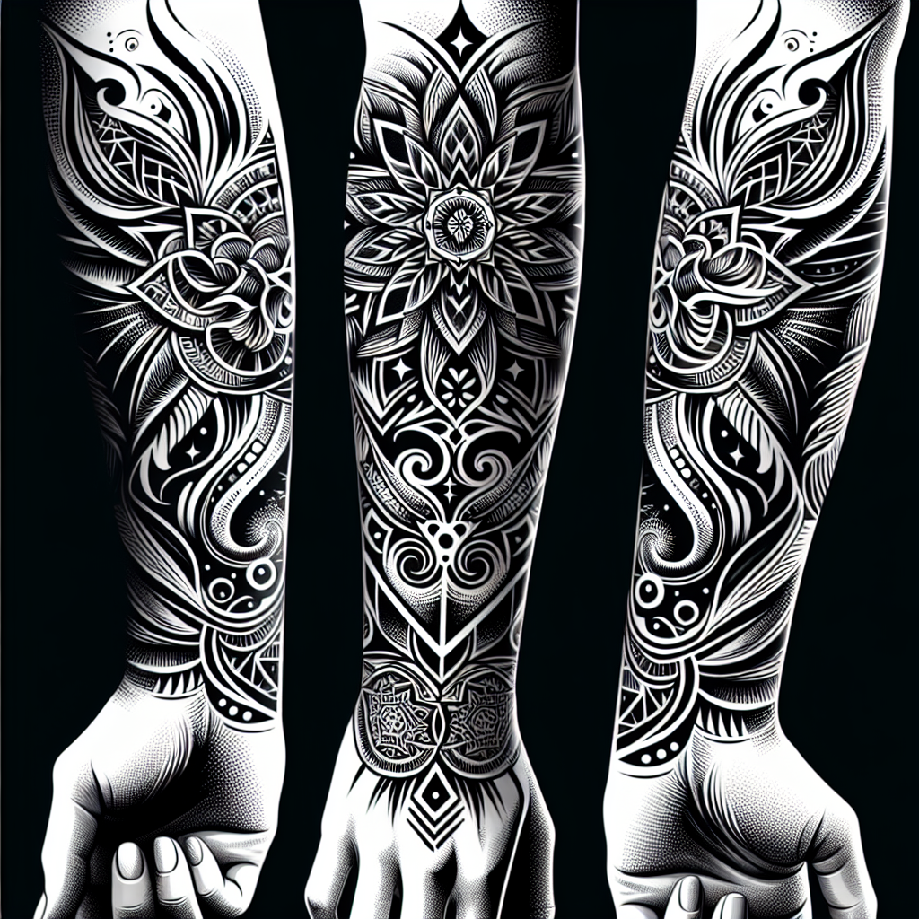 Gothic Arm Tattoo Generator