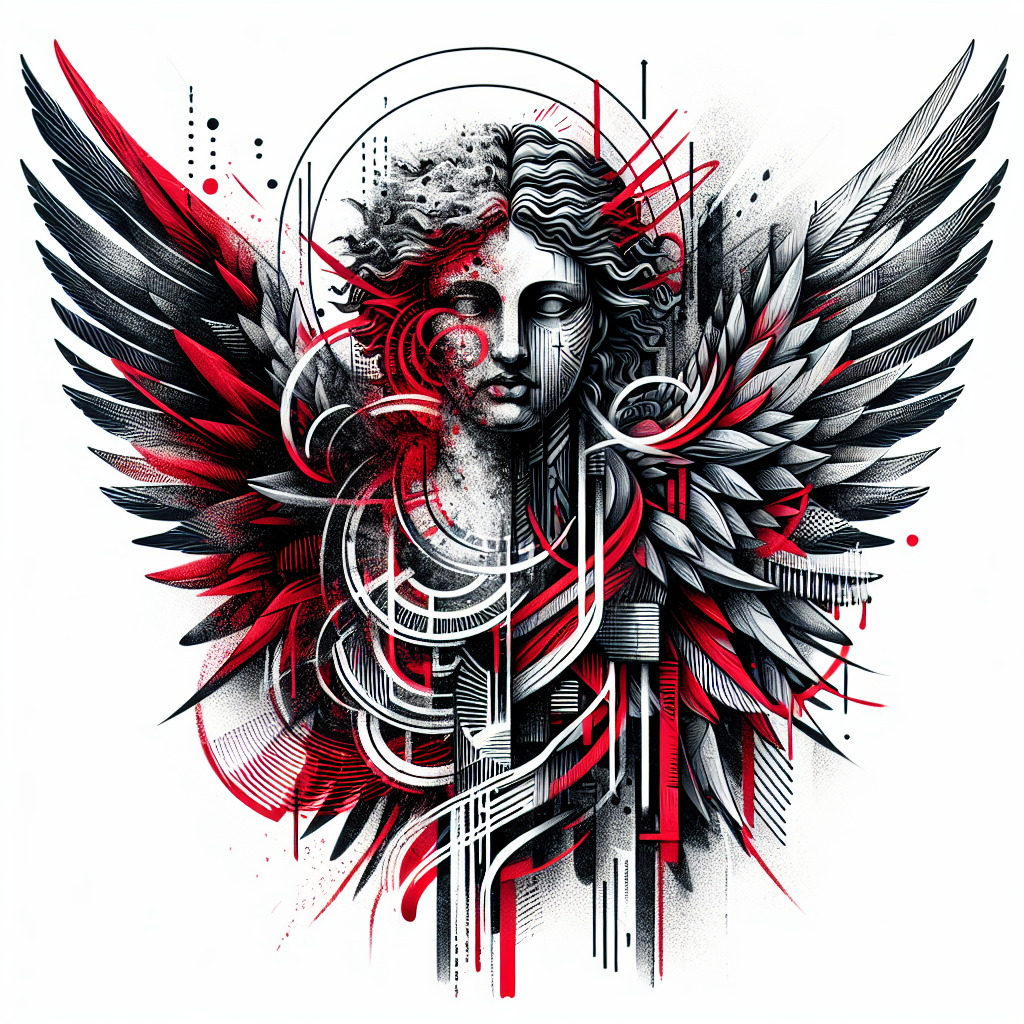 Trash Polka Angel Tattoo Generator