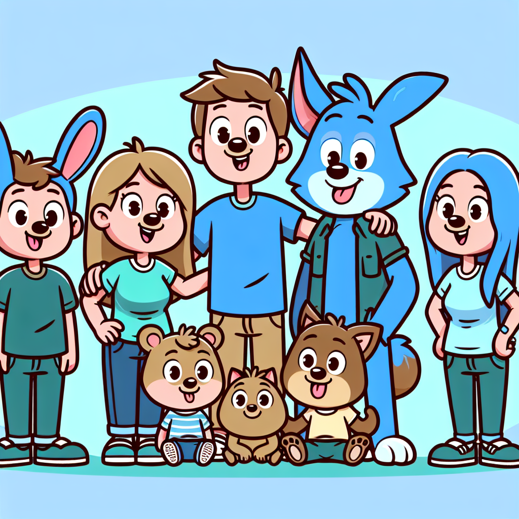 Bluey Portrait Generator