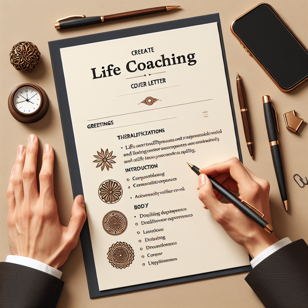 Life Coach Cover Letter Generator